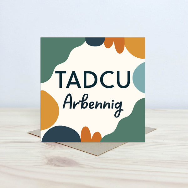 Welsh Father's day card 'Tadcu Arbennig' - Nansi Nudd – Draenog